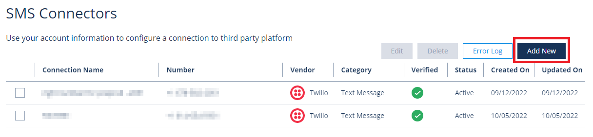 MessageMedia Connector Setup – ClickDimensions Support