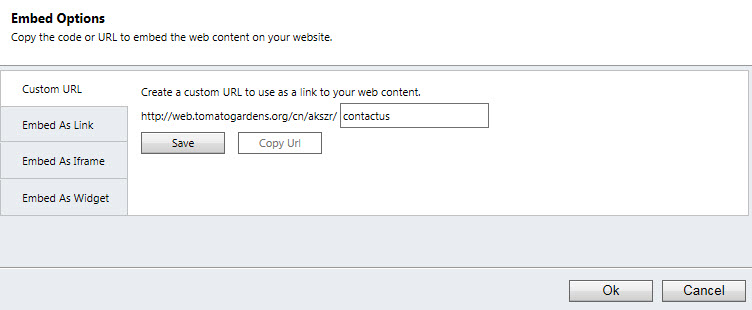 Embedding Web Content – ClickDimensions Support
