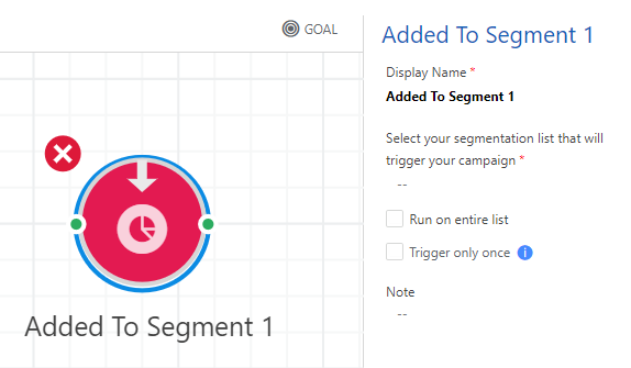 Added to Segment Trigger – Click Support