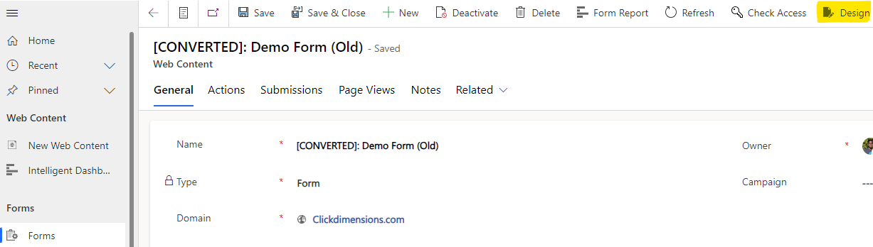 Converter Tool for Forms – Click Support