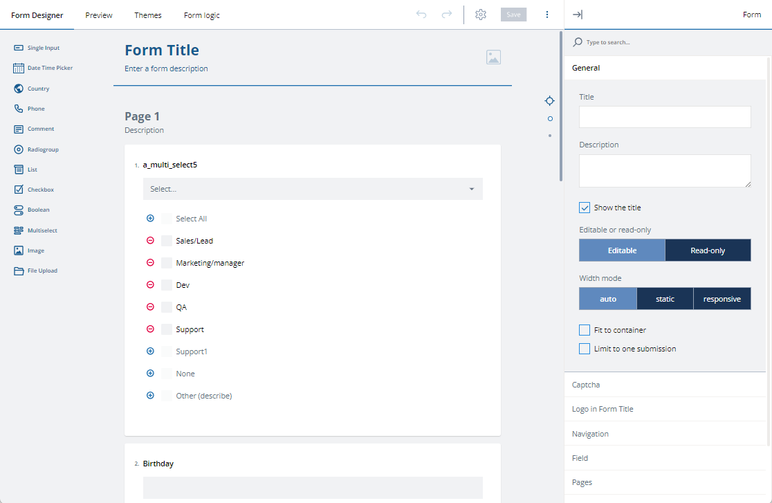 Converter Tool for Forms – Click Support