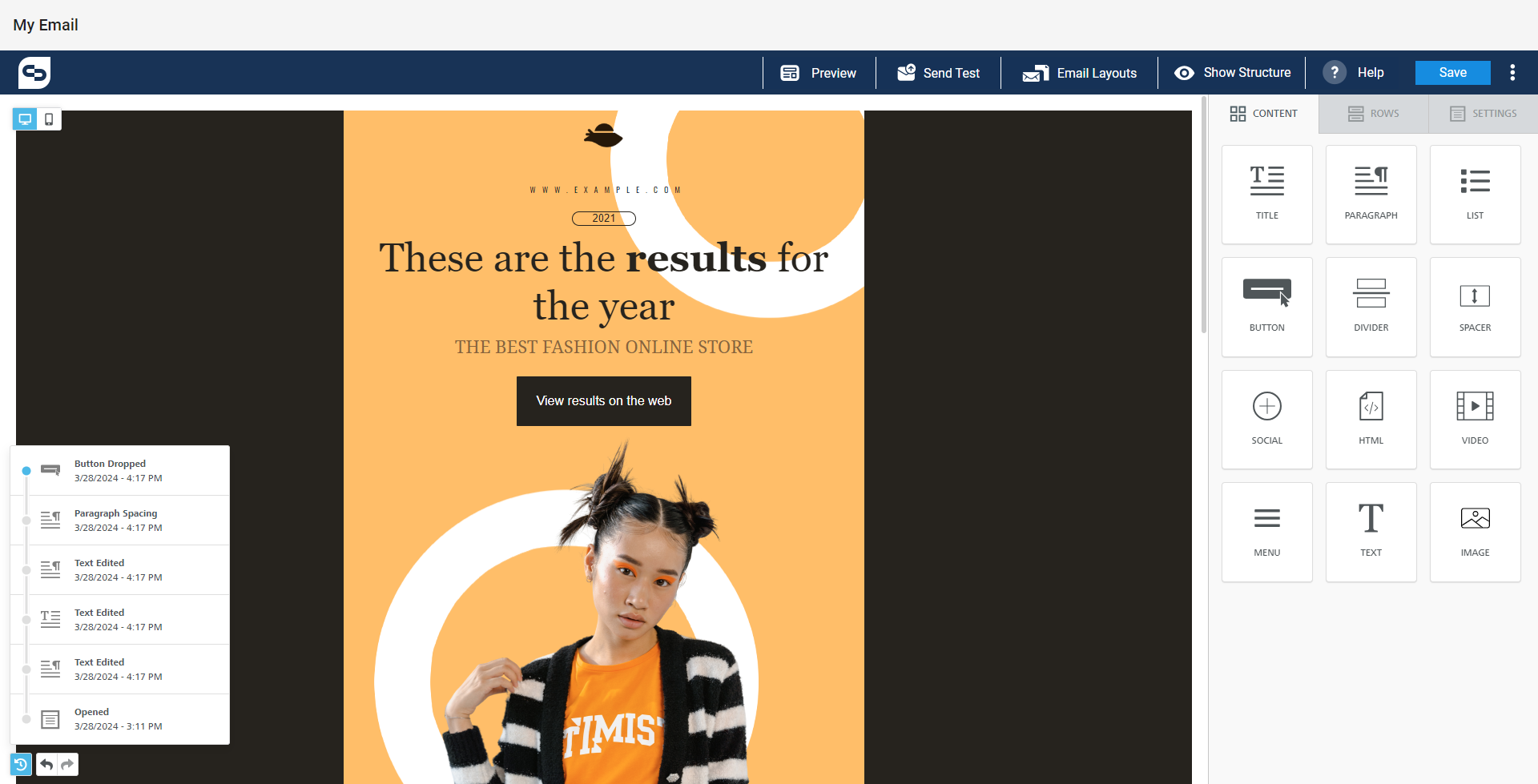 Undo, Redo and History – Click Support