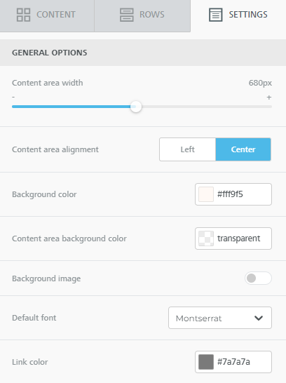 Configuring Design Settings – Click Support