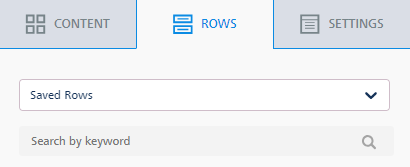 Saved Rows – Click Support