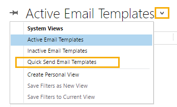 Quick Send Emails – ClickDimensions Support