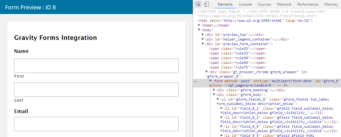 Using Form Capture with Gravity Forms – Click Support