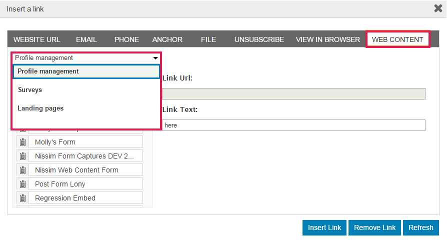 Hyperlink Manager – Click Support