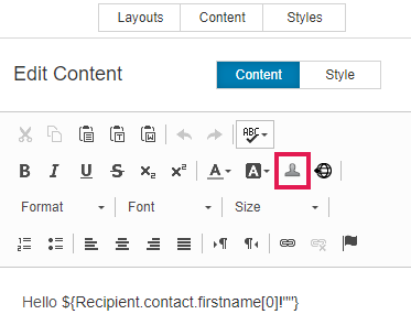 Email Editors: Personalization – Click Support