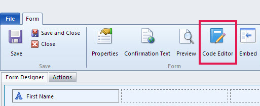 Web Content Code Editor – ClickDimensions Support