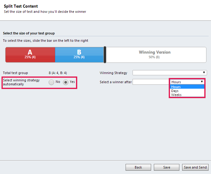 Email Send: Split (A/B) Testing – ClickDimensions Support