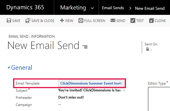 Quick Start Guide: Send Your First Bulk Email – ClickDimensions Support