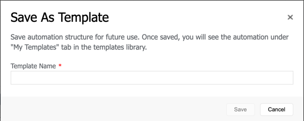 Saved Templates – Click Support