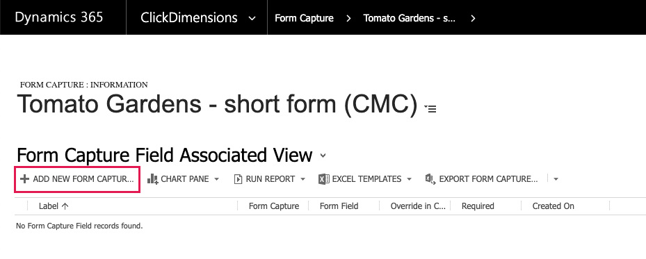 Mapping Form Capture Fields Clickdimensions Support 7492