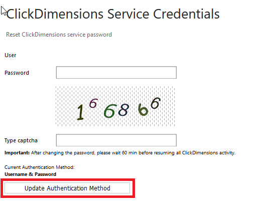 Application User Authentication – ClickDimensions Support