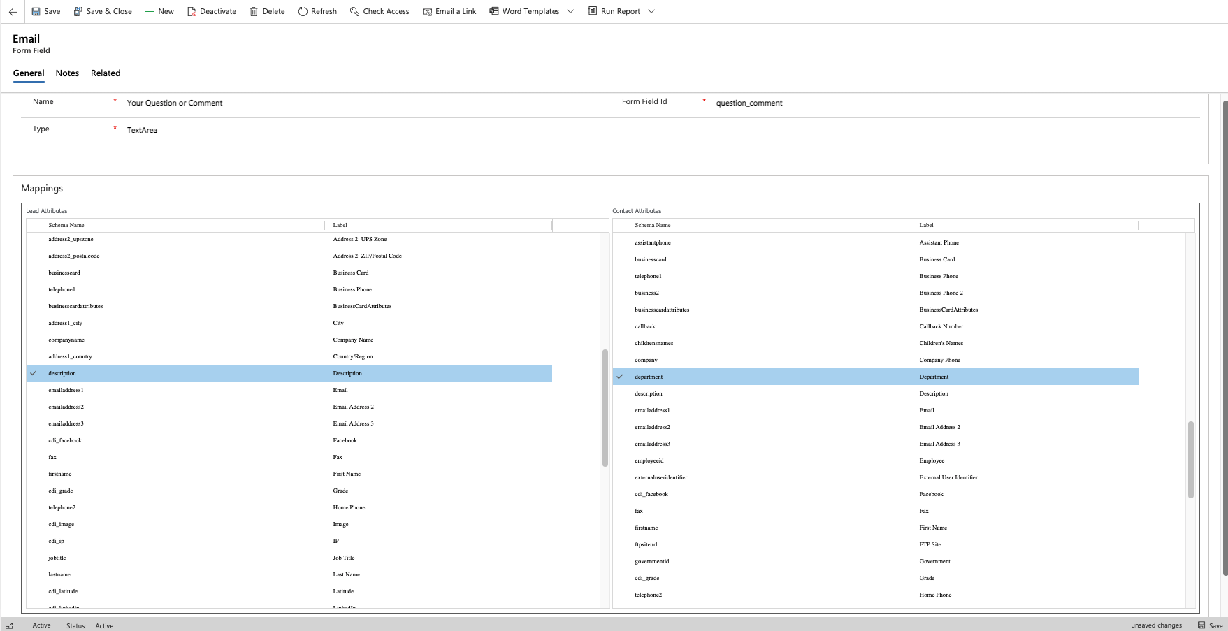 Create Form Fields – Click Support