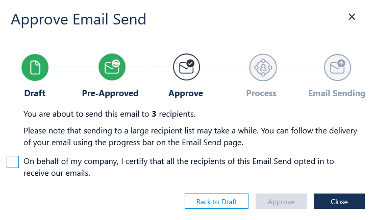 Send an Email Send – Click Support