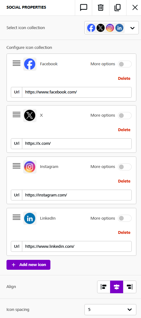 Social Block – Click Support