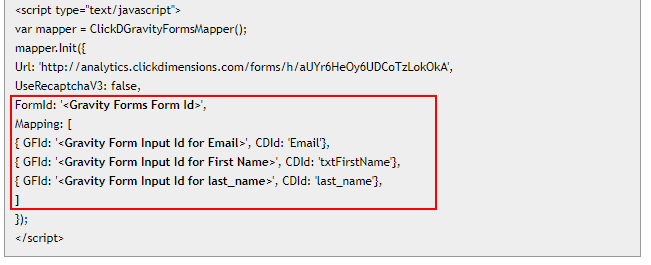 Using Form Capture with Gravity Forms – Click Support