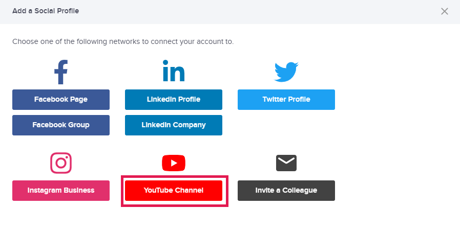 Set Up YouTube Profile – Click Support