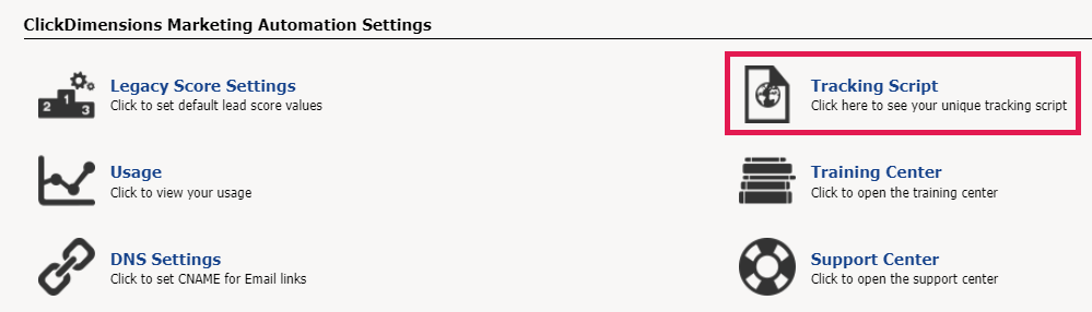 Set Up Click Web Tracking – Click Support