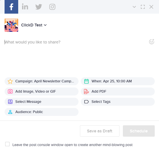Calendar – Click Support