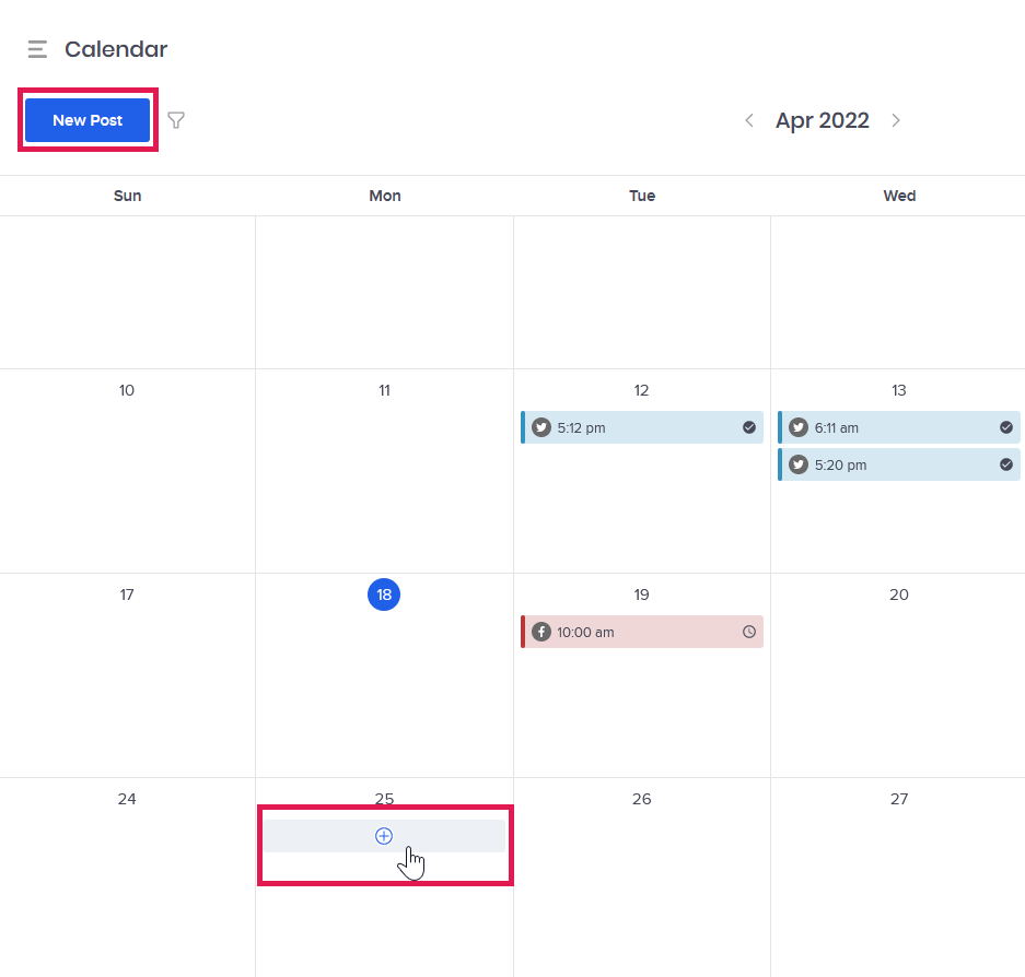 Calendar – Click Support